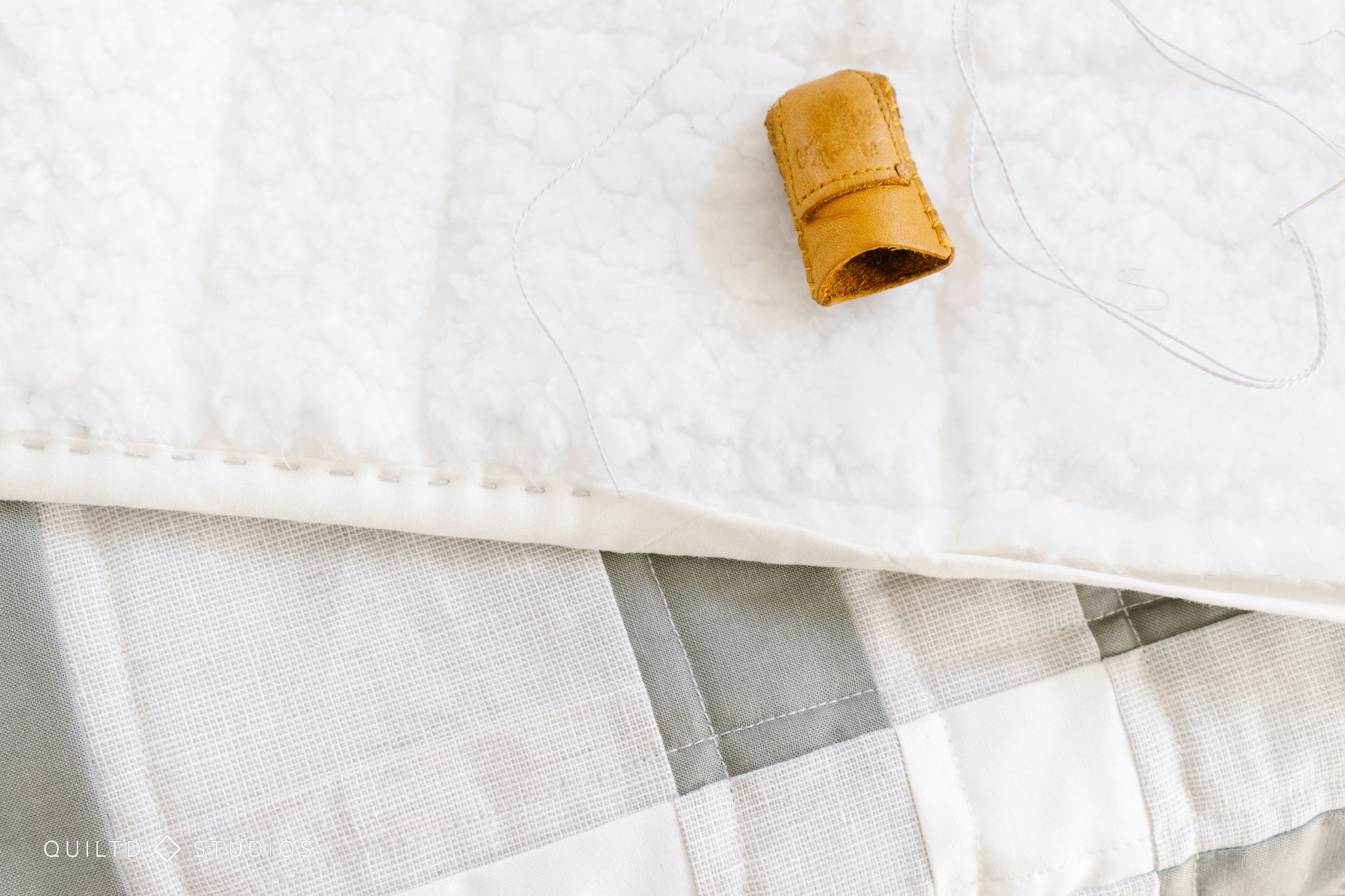 How to do Big Stitch Binding on a Quilt – Quiltd Studios