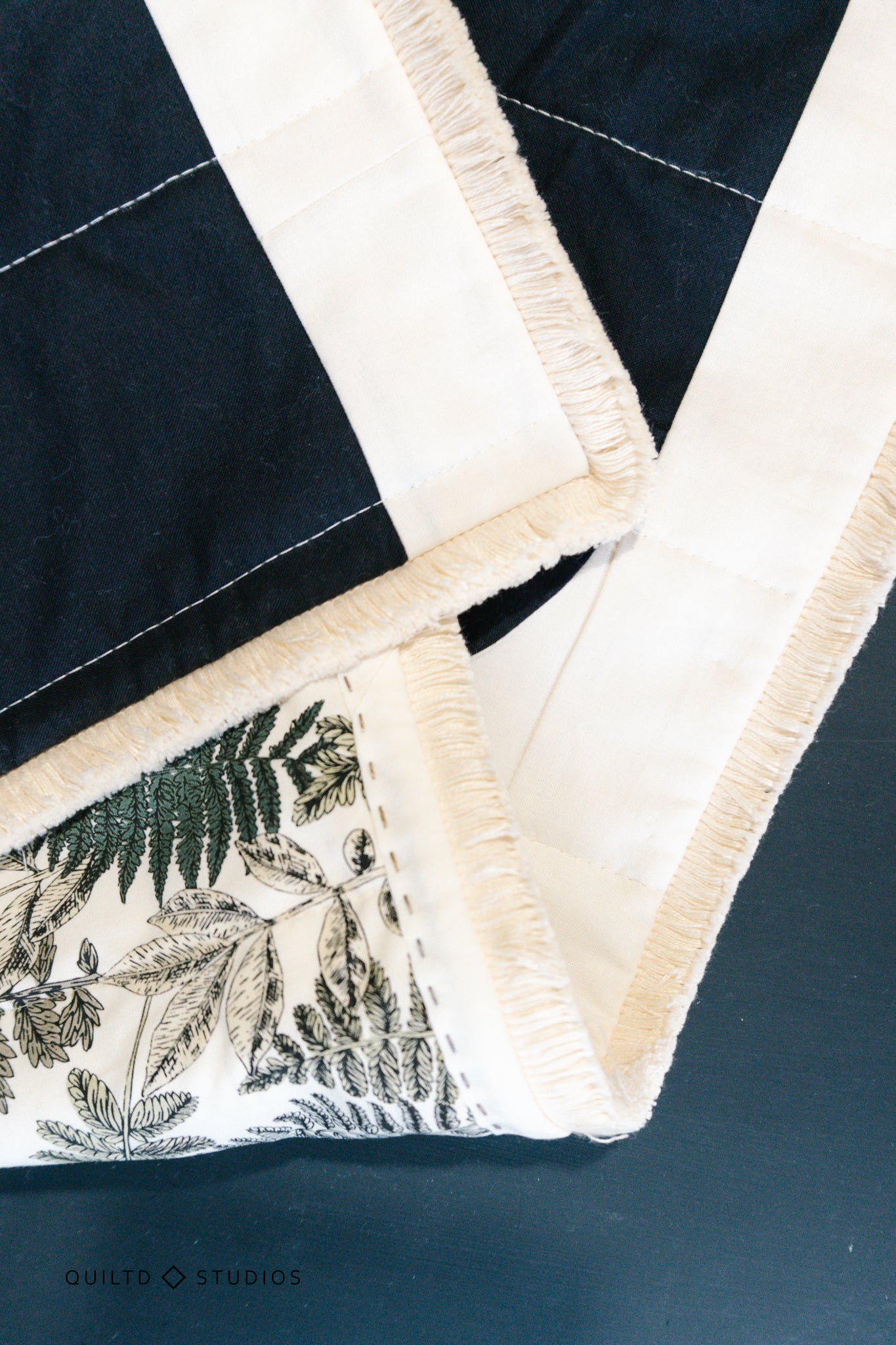 How to Sew Fringe Trim to a Quilt – Quiltd Studios