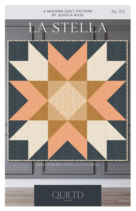 NEW! La Stella Quilt Pattern - Paper Pattern – Quiltd Studios