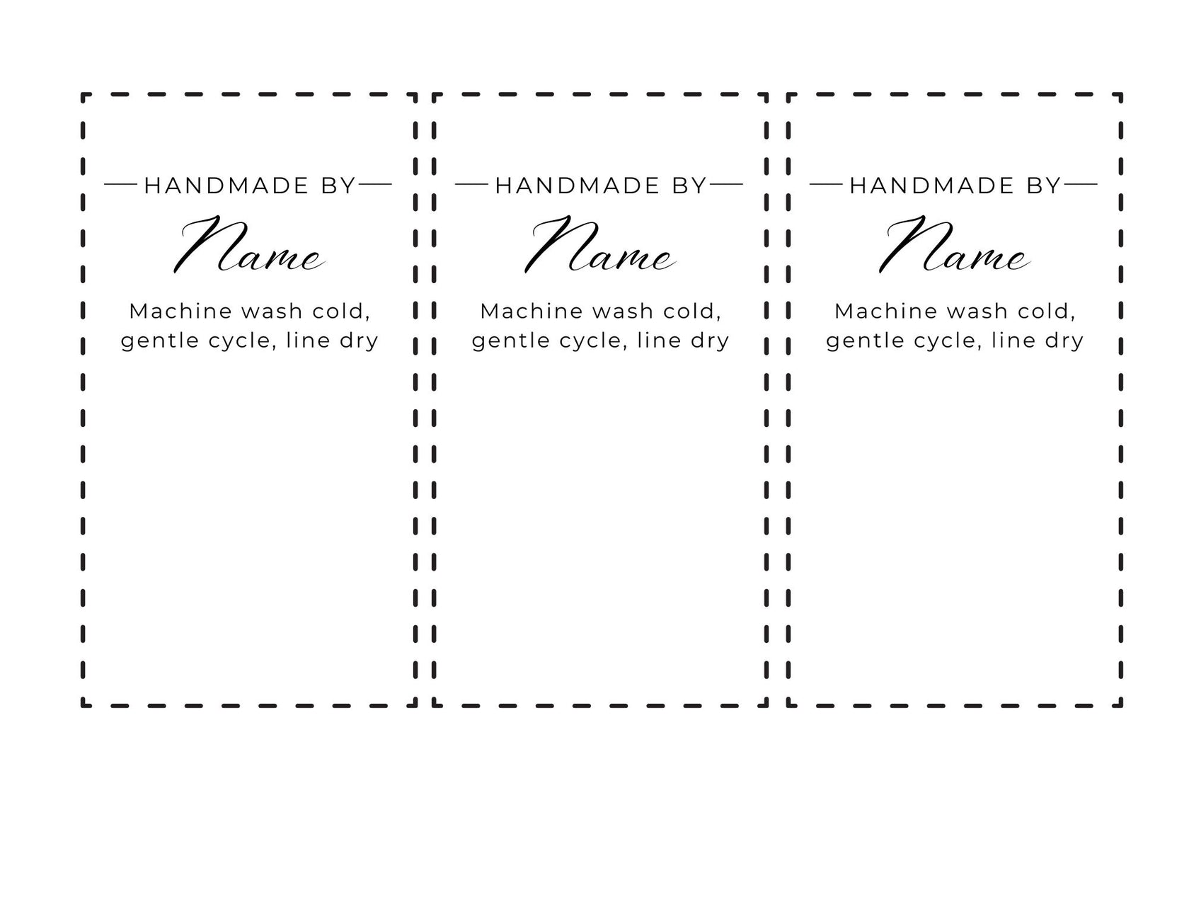 Free Customizable Modern Quilt Label Printable – Quiltd Studios