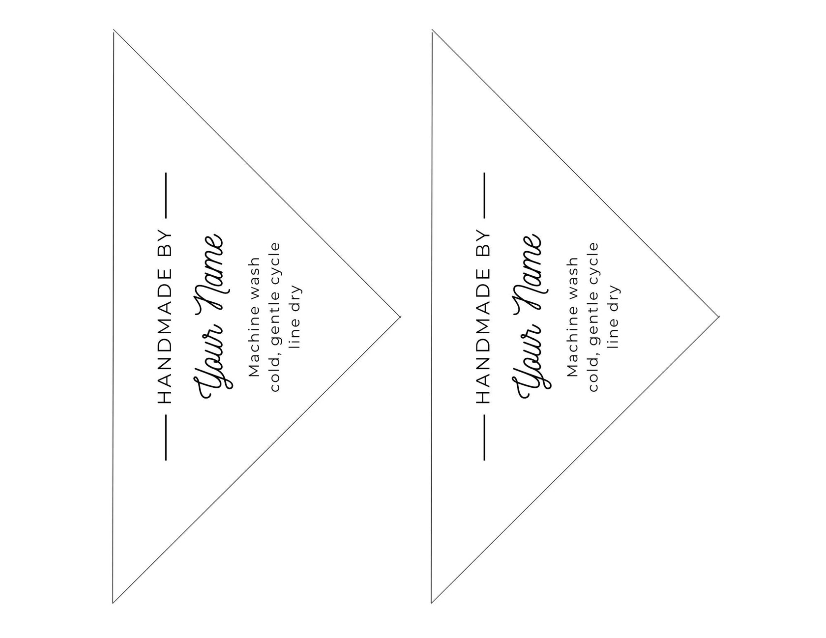 Free Customizable Modern Quilt Label Printable – Quiltd Studios