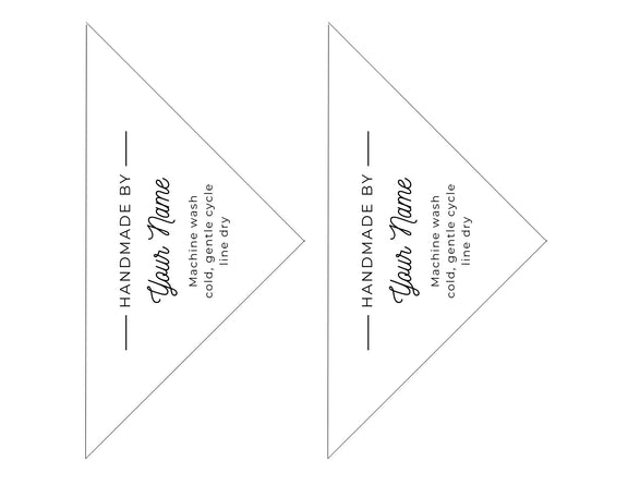 Free Customizable Modern Quilt Label Printable – Quiltd Studios